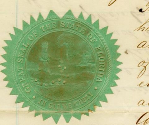 Great Seal of the State of Florida - Old Courthouse Heritage Museum